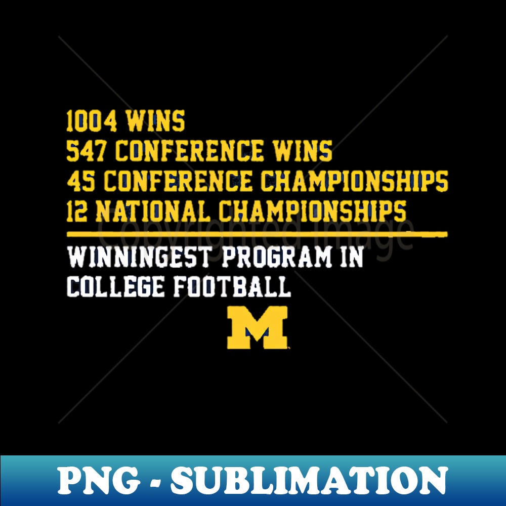 Michigan Football Winningest Program National Champions - PN | Inspire ...