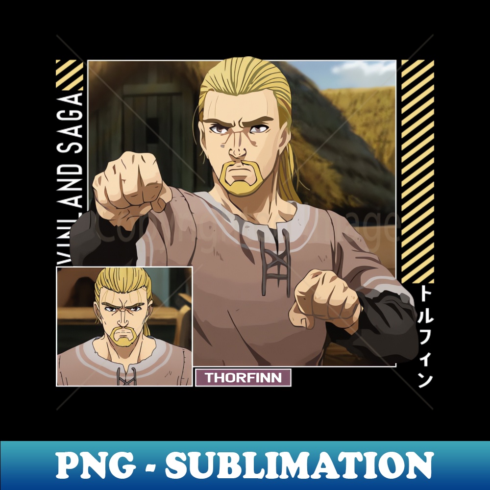 Thorfinn - Vinland Saga - PNG Transparent Sublimation Design | Inspire ...