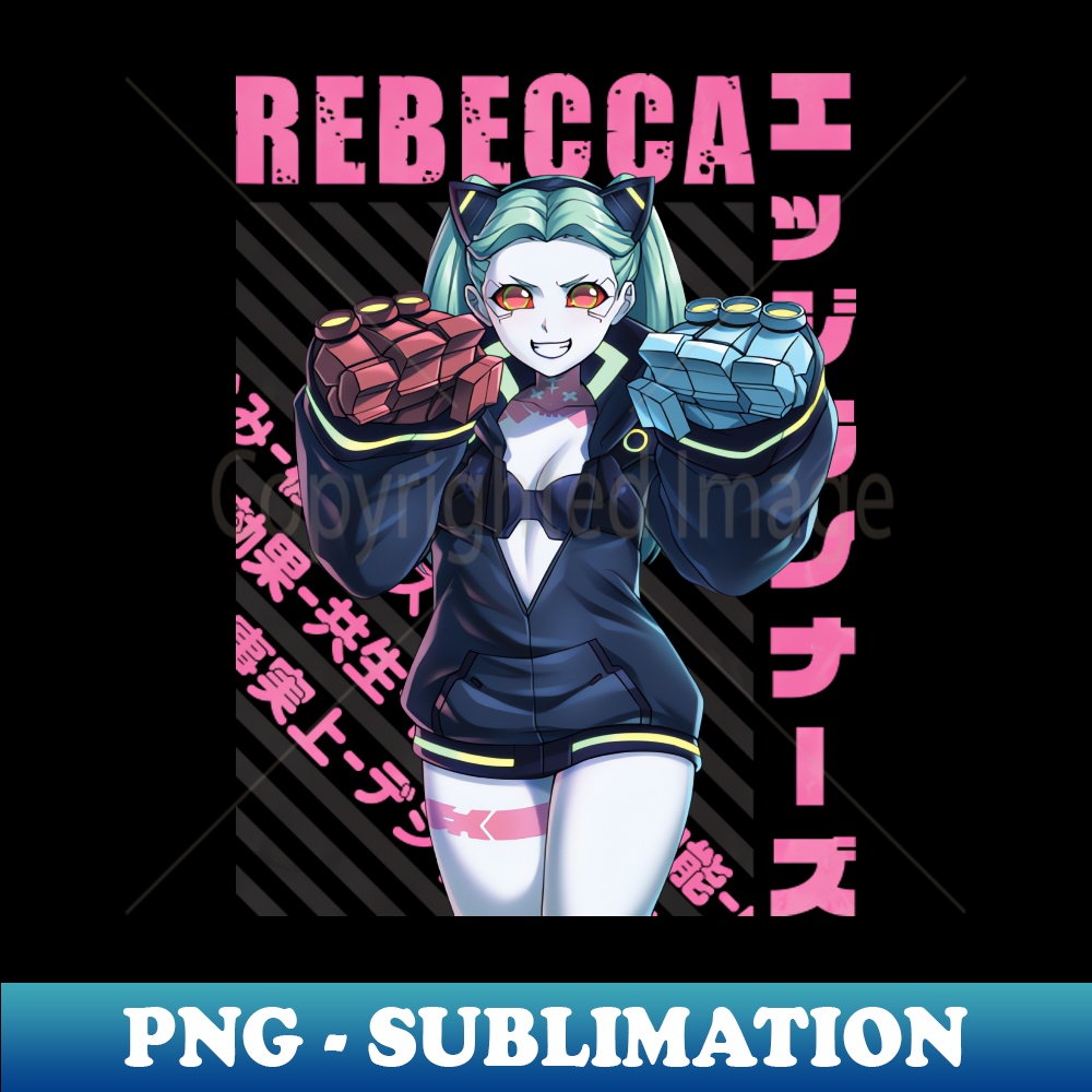 Cyberpunk Edgerunners - Rebecca - High-Quality PNG Sublimati | Inspire ...