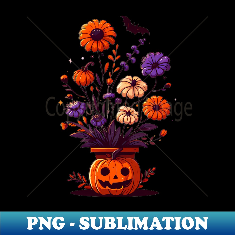 vase of flowers scary halloween plant - PNG Transparent Subl | Inspire ...