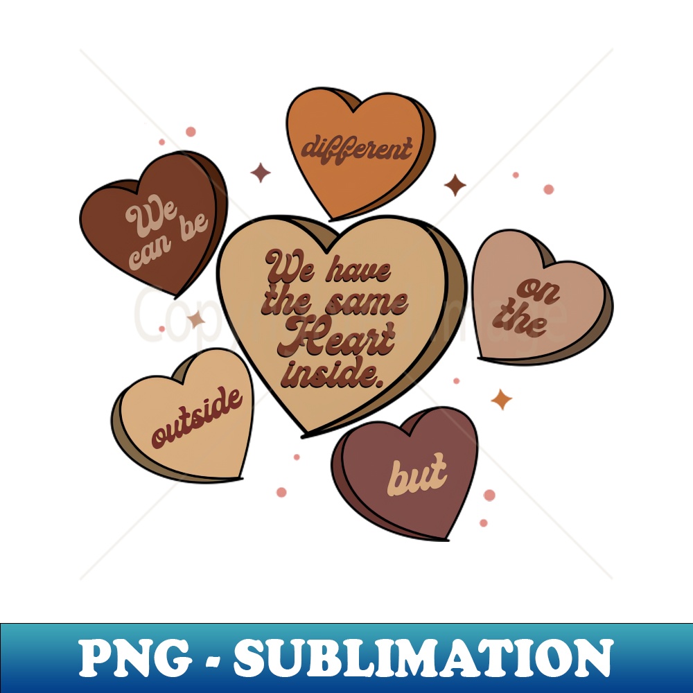 We Have The Same Heart Inside Black History Month Valentine | Inspire ...
