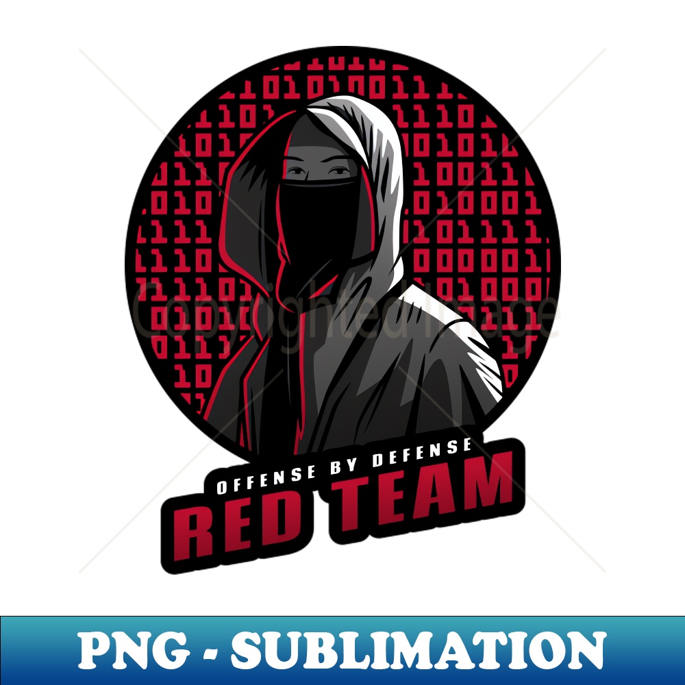 Red Team Hacker Design - Exclusive PNG Sublimation Download | Inspire ...