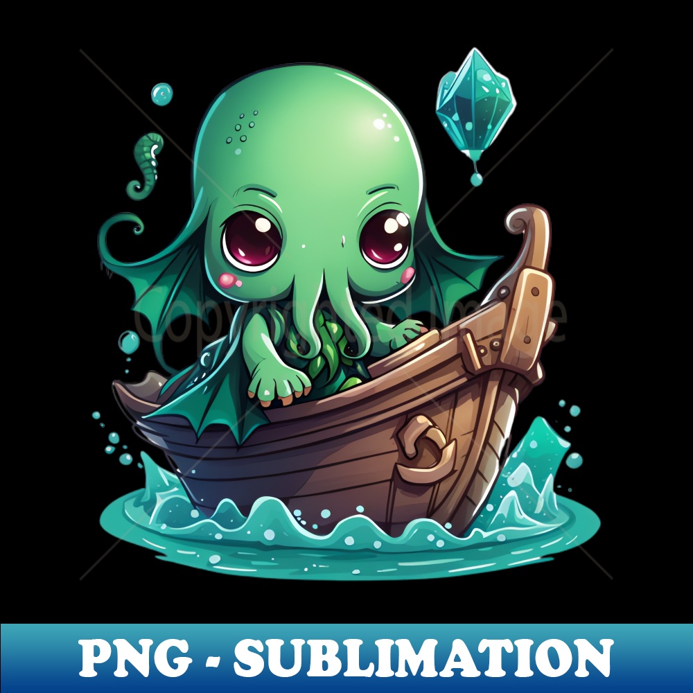 Chibi Cthulhu - Adorable Eldritch Being - PNG Transparent Di | Inspire ...