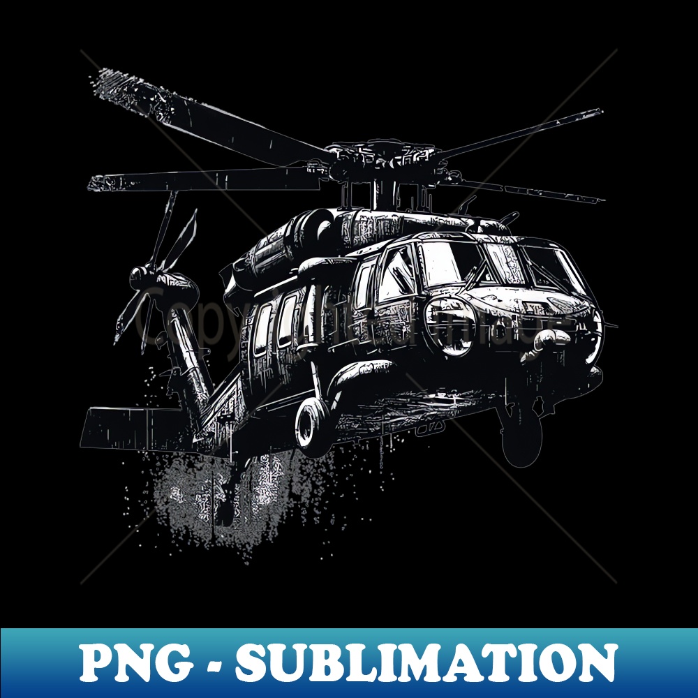 Helicopter Gunship - PNG Transparent Sublimation Design - En | Inspire ...