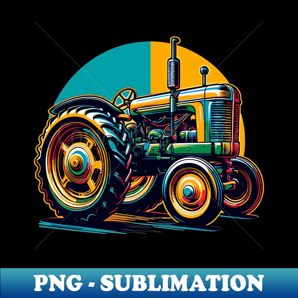 Tractor - Vintage Sublimation PNG Download - Stunning Sublim - Inspire ...