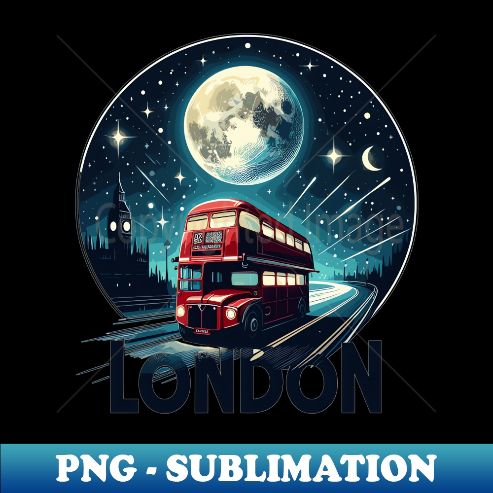 London Bus - Stylish Sublimation Digital Download - Perfect | Inspire ...