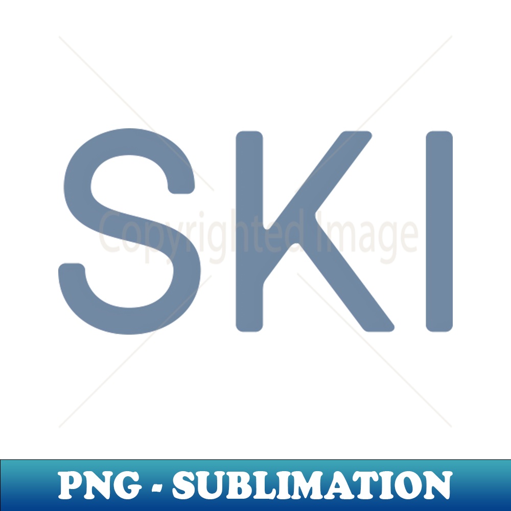 ski light blue - Aesthetic Sublimation Digital File - Bring | Inspire Uplift