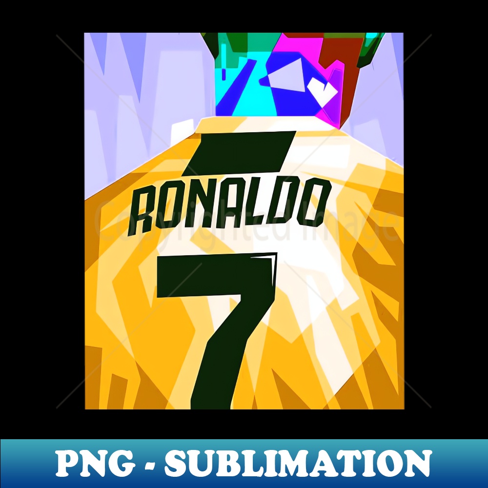 Cristiano Ronaldo WPAP - Signature Sublimation PNG File - Un | Inspire ...