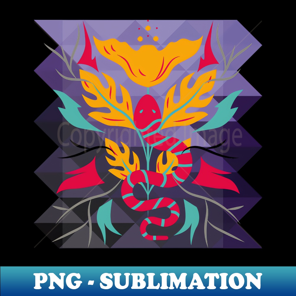 The art of Red Snake - Signature Sublimation PNG File - Unlo | Inspire ...