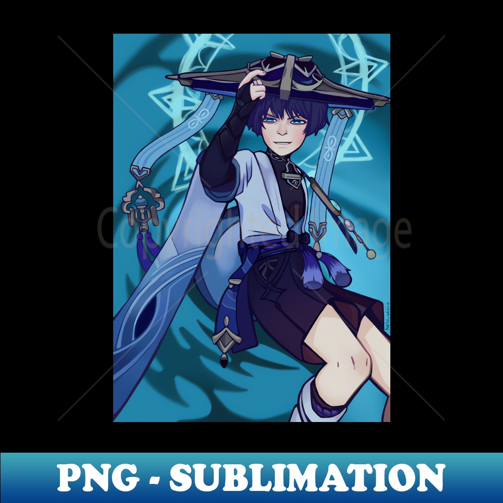 Genshin Impact Wanderer Scaramouche - PNG Transparent Sublim | Inspire ...