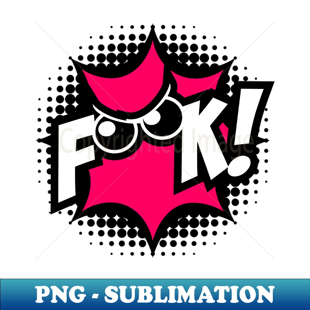 Comic Book Style Sticker - PNG Transparent Digital Download | Inspire ...