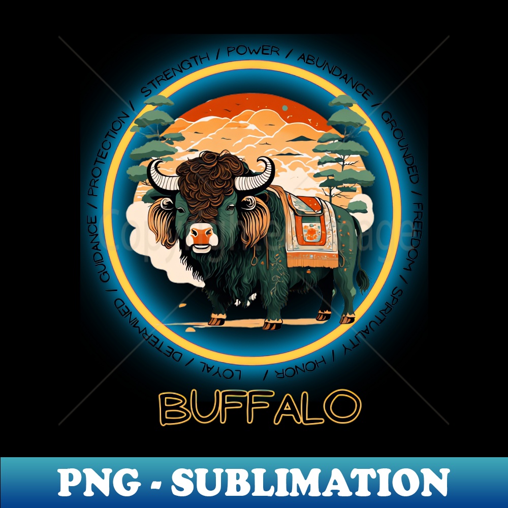 Spirit Power Animal Guide Totem Buffalo Mascot Symbol - Prem | Inspire ...