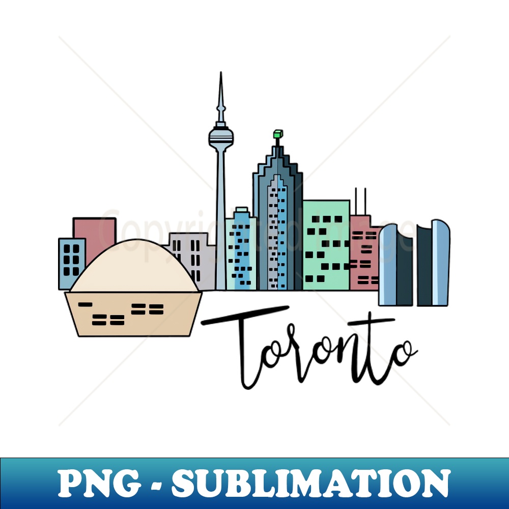 Toronto - PNG Transparent Digital Download File for Sublimat - Inspire ...