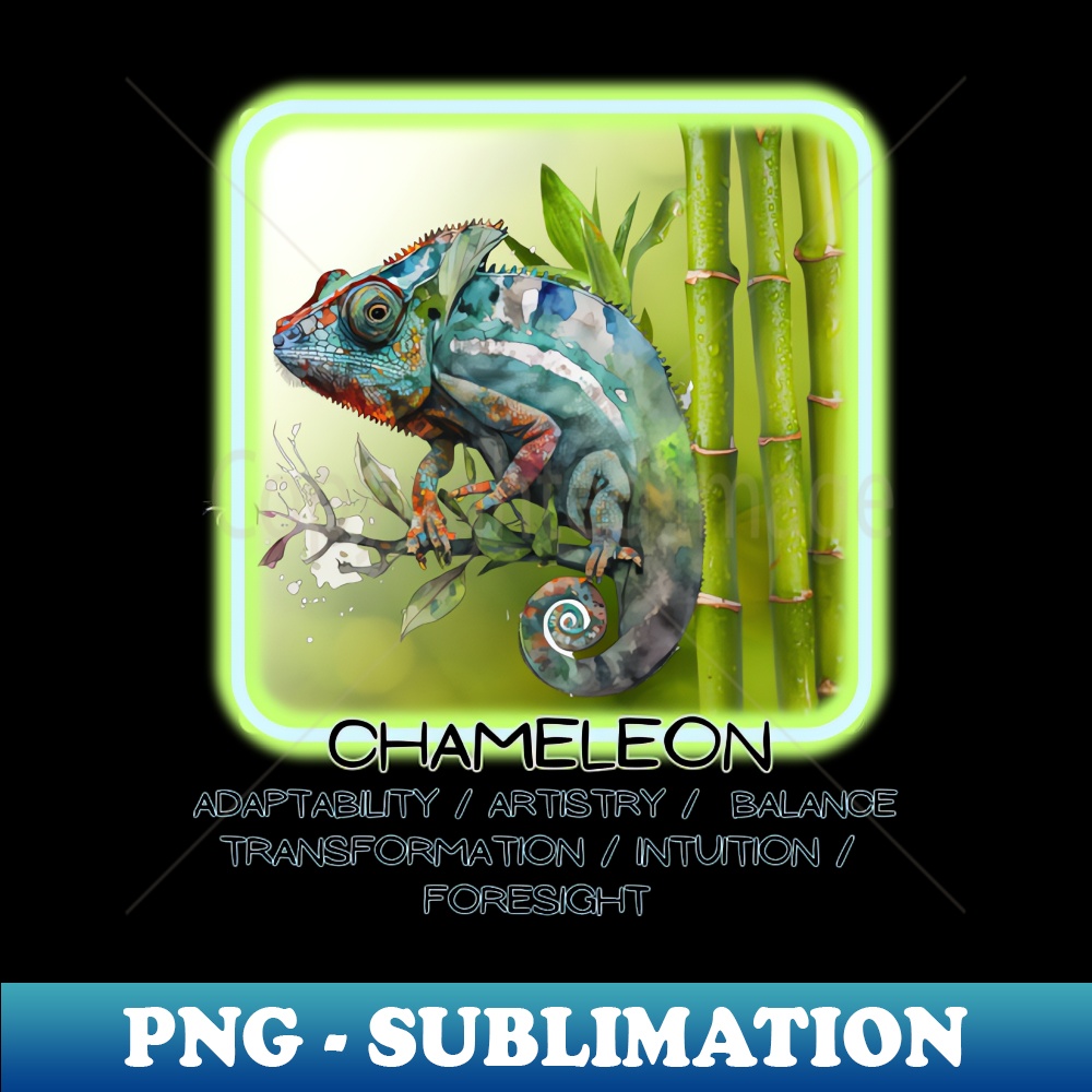 Spirit Power Animal Guide Totem CHAMELEON Mascot Symbol - Di | Inspire ...