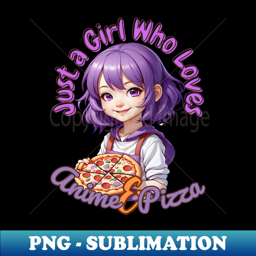 Kawaii Pizza Lover - Anime-Inspired Chibi Art - Vintage Subl - Inspire ...