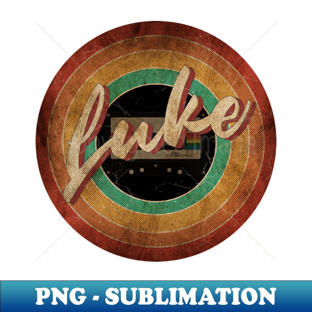 Luke Vintage Circle Art - Signature Sublimation PNG File - S | Inspire ...