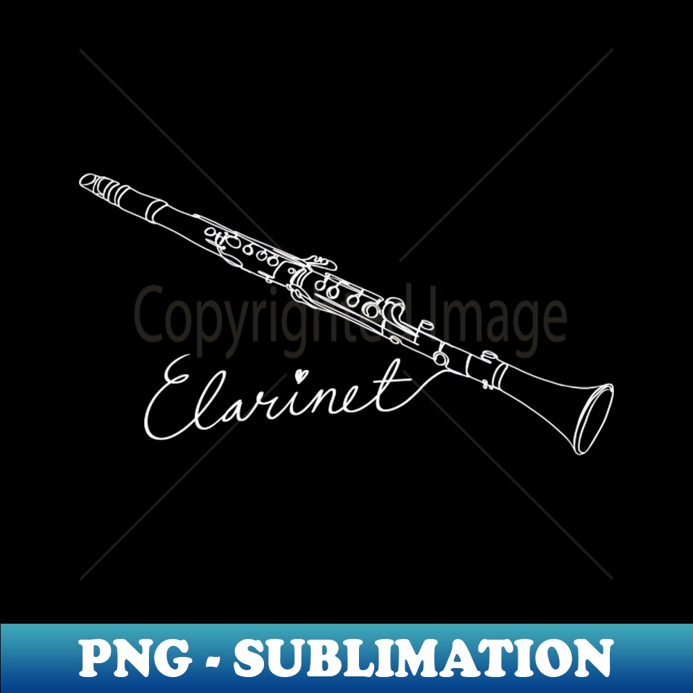 Clarinet Oneline Art - Clarinet Clarinetist Clarinet Player | Inspire ...