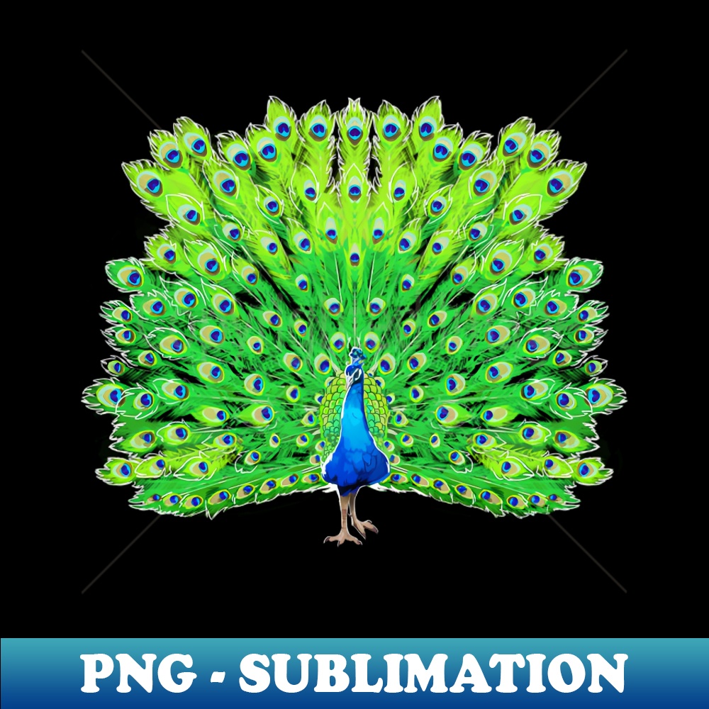 Proud as a Peacock - Decorative Sublimation PNG File - Bring | Inspire ...