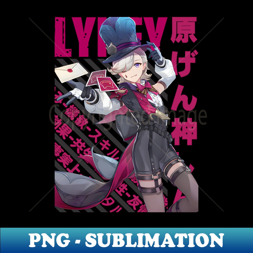 Genshin Impact - Lyney - Modern Sublimation PNG File - Defyi | Inspire ...