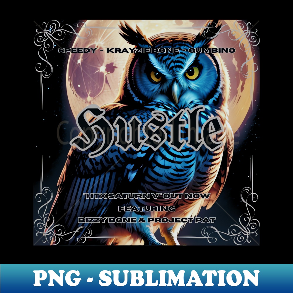 Hustle Album Cover - Retro PNG Sublimation Digital Download | Inspire ...