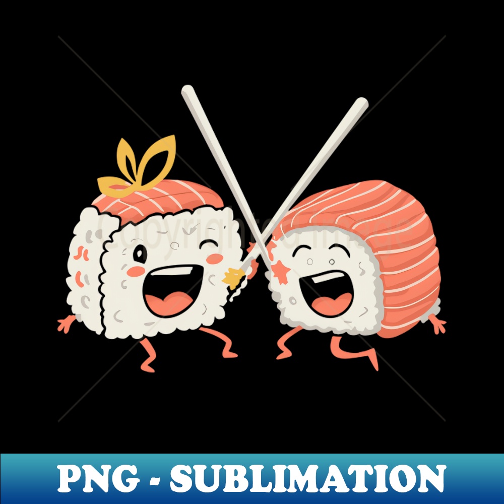 Sushi Samurai Showdown - PNG Transparent Digital Download Fi | Inspire ...
