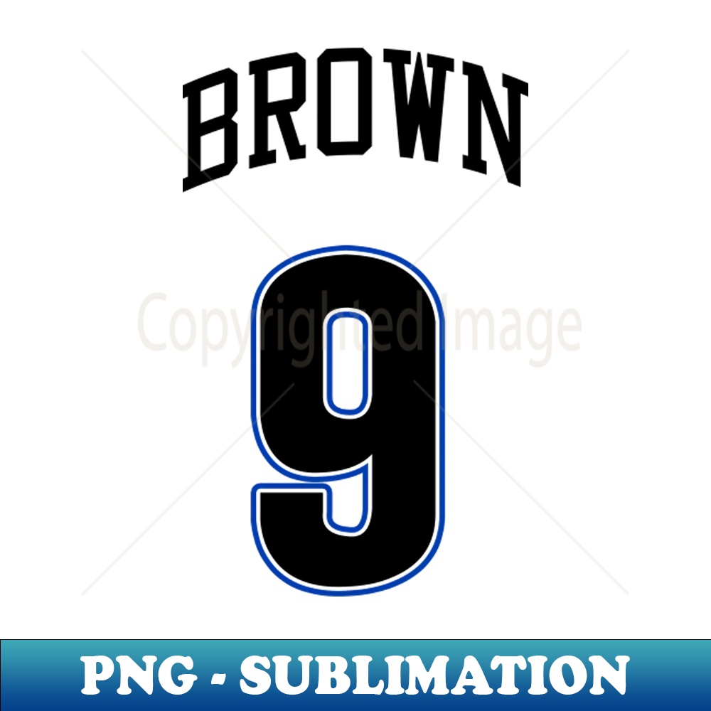 Moses Brown Number - Premium PNG Sublimation File - Fashiona | Inspire ...