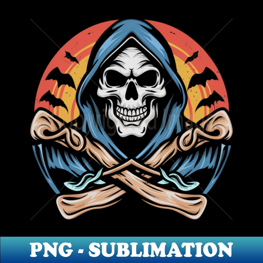 Grim Reaper Traditional Tattoo - Exclusive PNG Sublimation D | Inspire ...