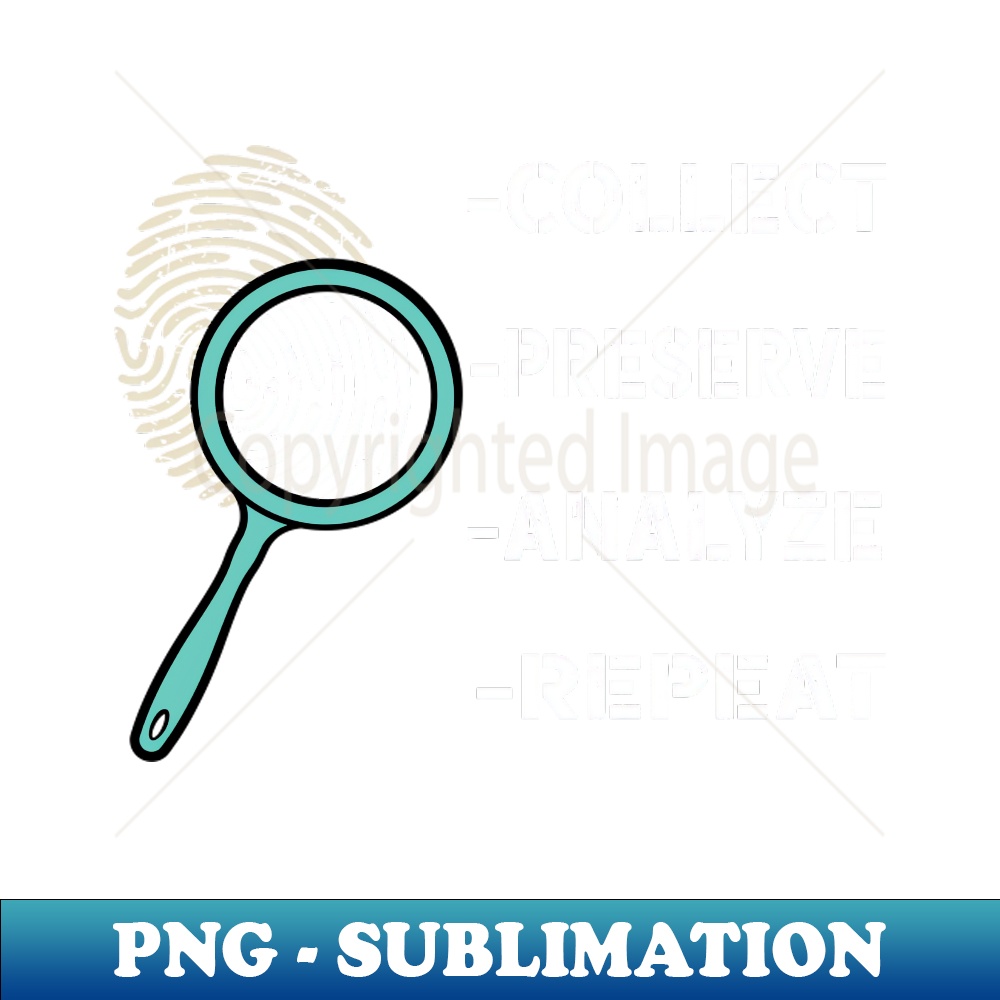 Forensic Scientist Forensics - Modern Sublimation PNG File - | Inspire ...
