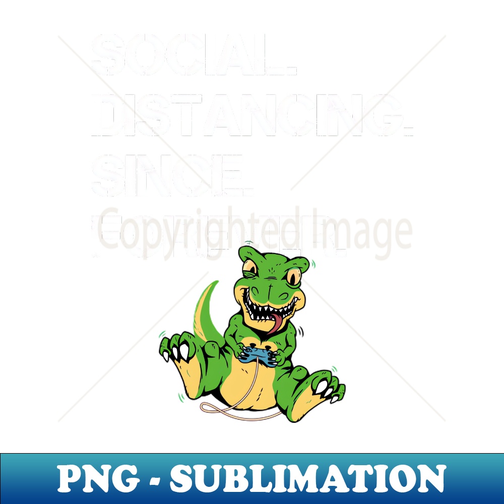 Gaming T-Rex Console PC Player Gift - Retro PNG Sublimation | Inspire ...
