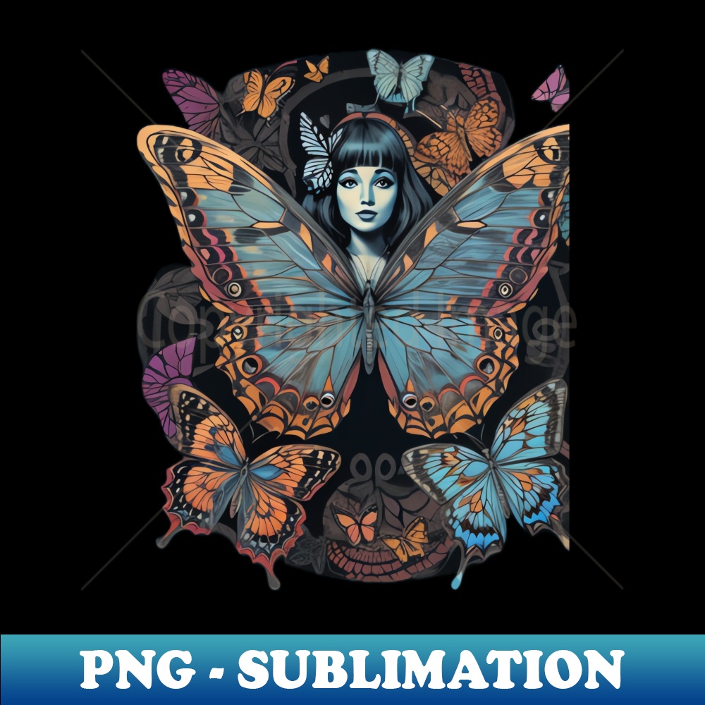 Peace Sign Butterflies 60s Retro Design World 70s Hippie - M | Inspire ...