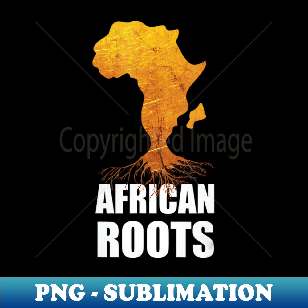 Africa Map With African Roots Afro American - Sublimation-Re | Inspire ...