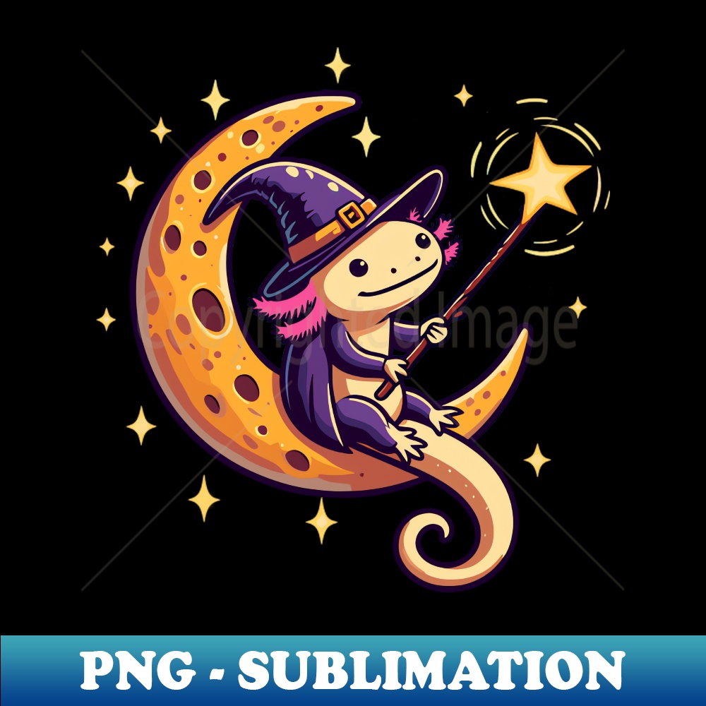 The magic Axolotl - High-Resolution PNG Sublimation File - P | Inspire ...