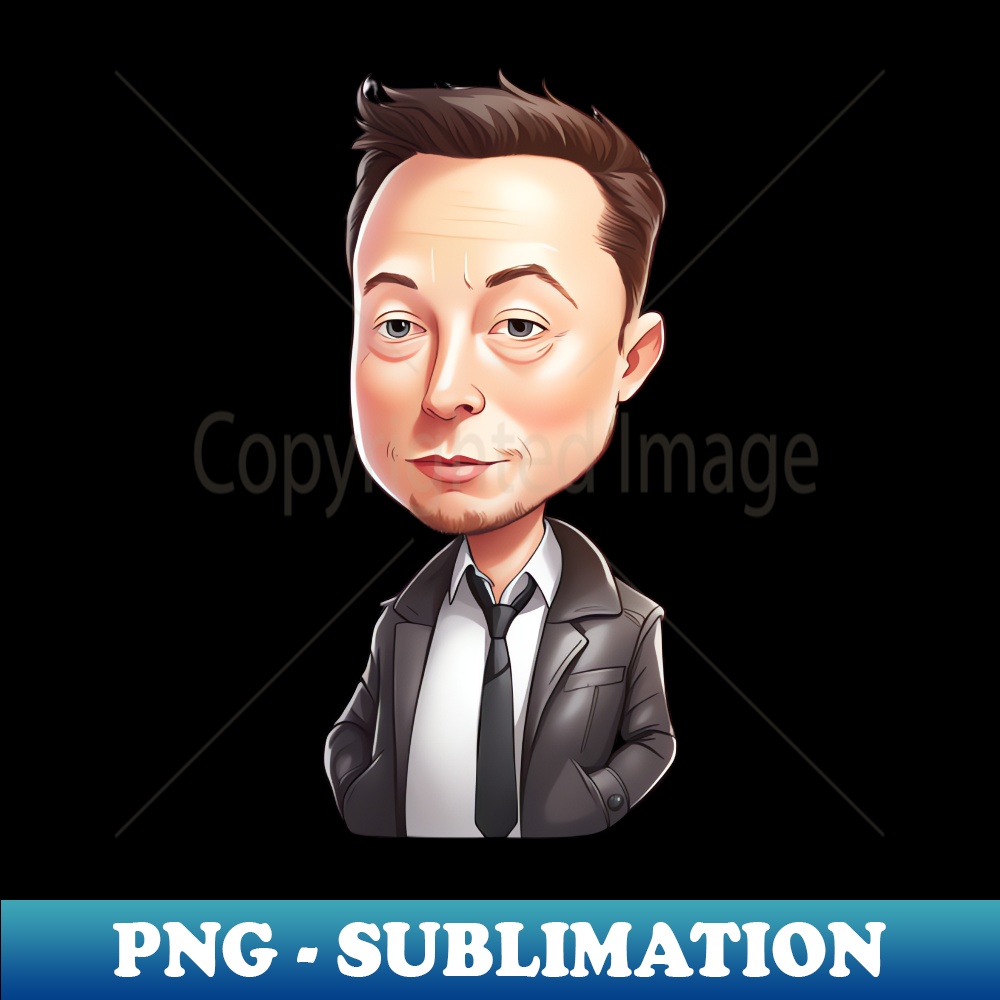 Adorable Chibi Elon Musk Design - Professional Sublimation D | Inspire ...