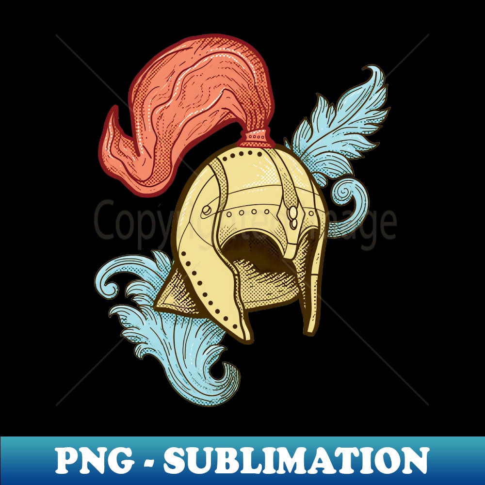 Medieval knight helmet - High-Resolution PNG Sublimation Fil | Inspire ...