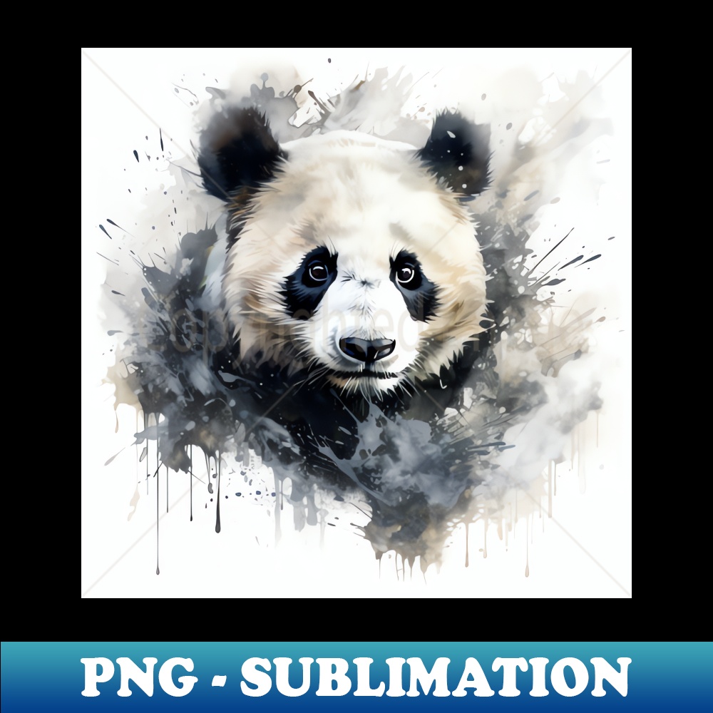 Black and white panda - Signature Sublimation PNG File - Fas | Inspire ...