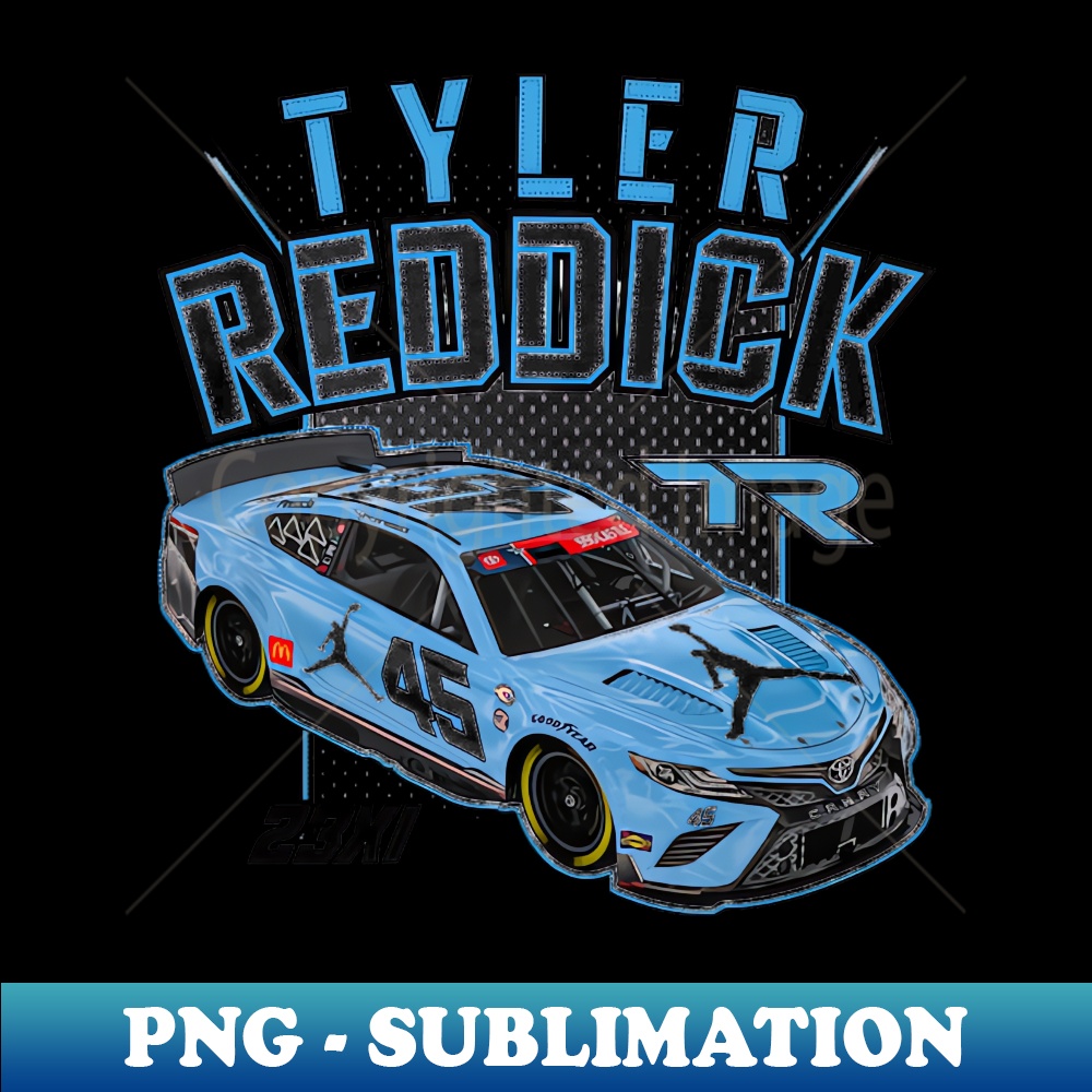 Tyler Reddick Jumpman Car Tri-Blend - Artistic Sublimation D | Inspire ...