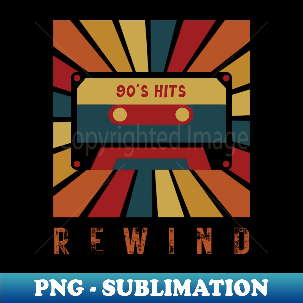 Retro Rewind - Exclusive PNG Sublimation Download - Capture | Inspire ...
