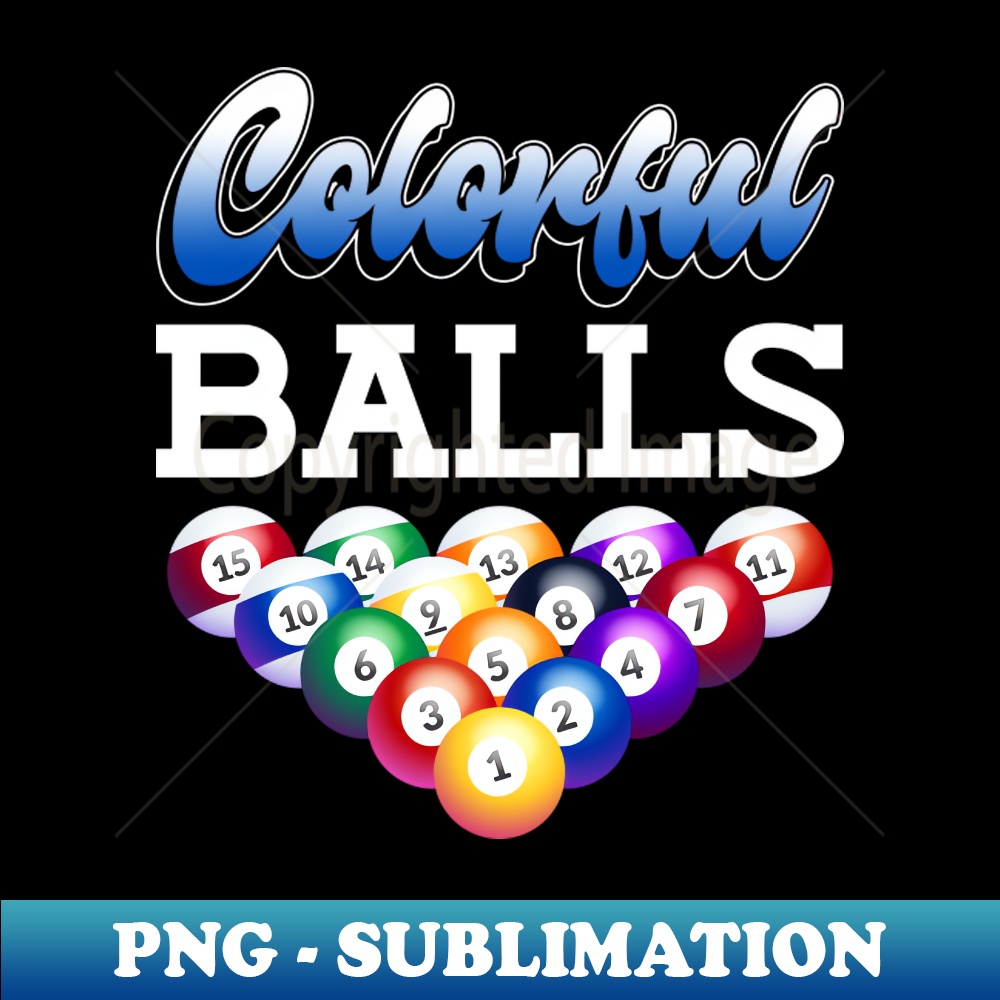 Colorful Balls - Funny Billiards - Professional Sublimation | Inspire ...
