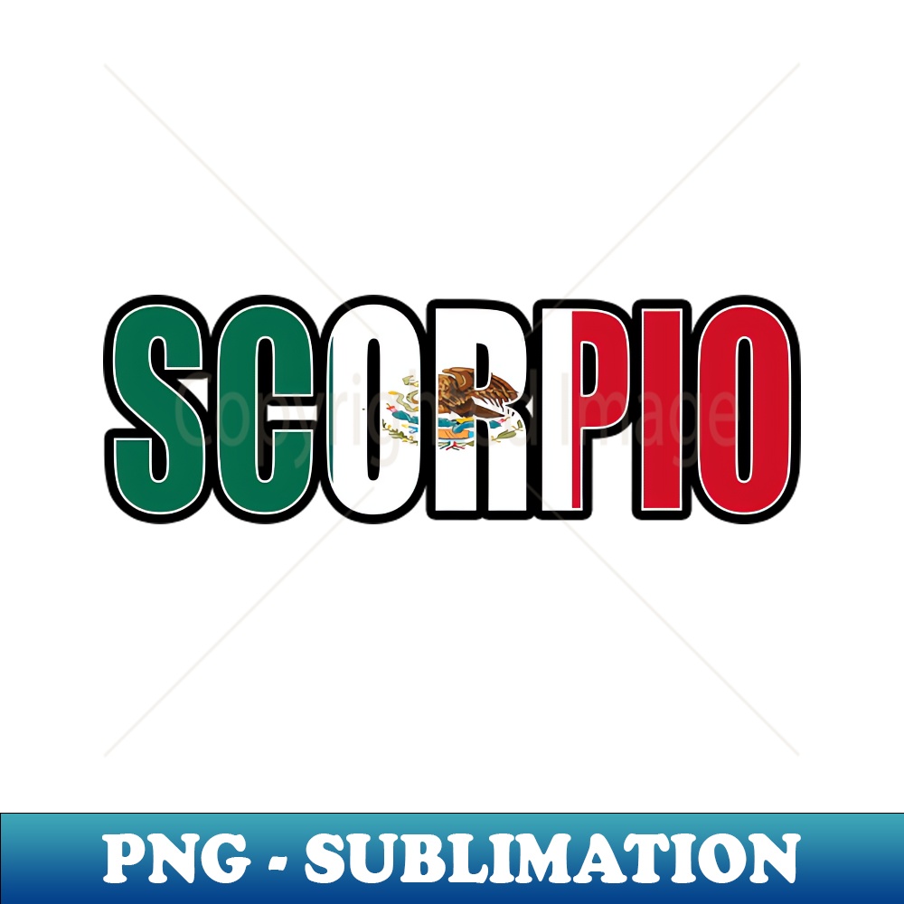 Scorpio Mexican Horoscope Heritage DNA Flag - PNG Transparen | Inspire ...