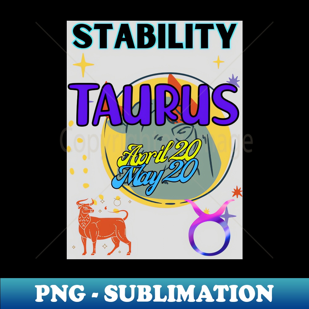 Astrology signs Taurus symbols - Exclusive PNG Sublimation D | Inspire ...