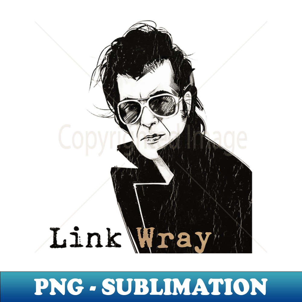 Retro Link Wray - Sublimation-Ready PNG File - Stunning Subl | Inspire ...