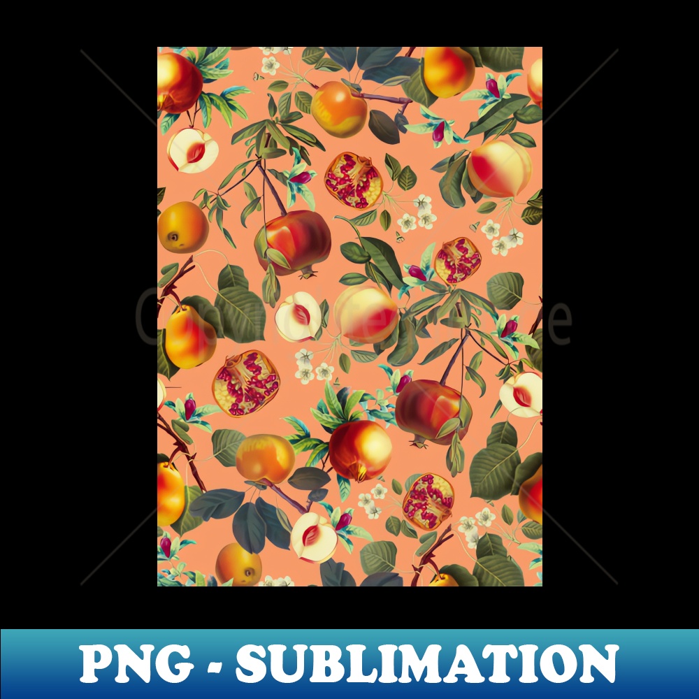 Vintage Fruit Pattern XXIX - Instant Sublimation Digital Dow | Inspire ...
