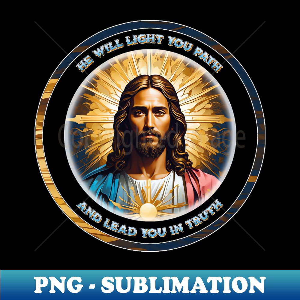 He Will Light Your Path - High-Resolution PNG Sublimation Fi | Inspire Uplift