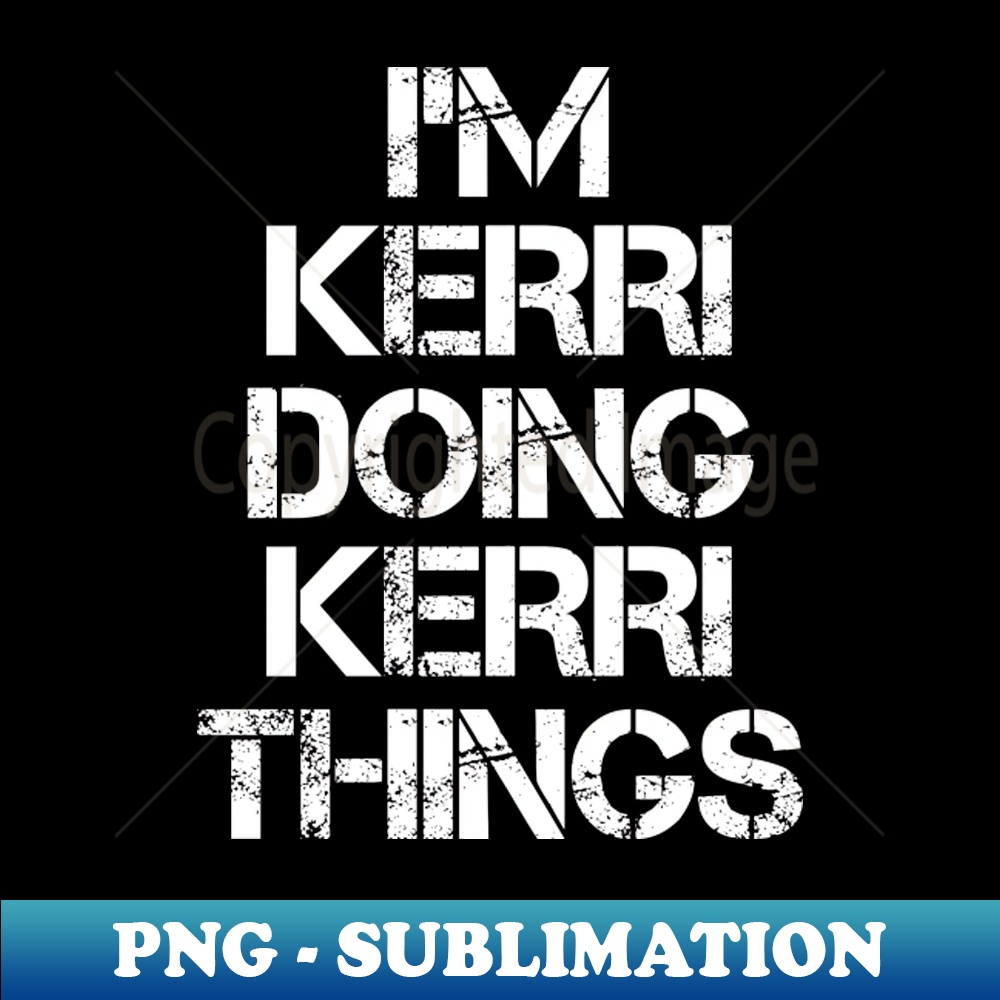 Kerri - PNG Transparent Sublimation Design - Unlock Vibrant - Inspire ...