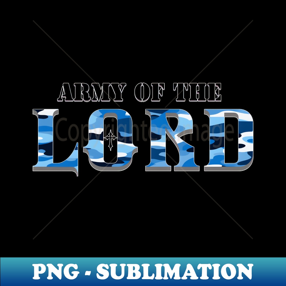 Army Of The Lord Logo In Blue Camouflage - Aesthetic Sublima | Inspire ...
