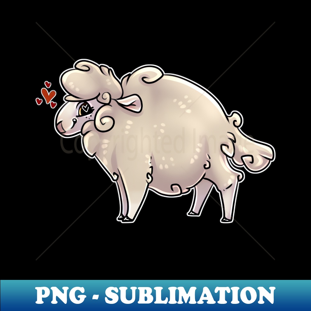 round sheep - PNG Transparent Sublimation File - Vibrant and | Inspire ...