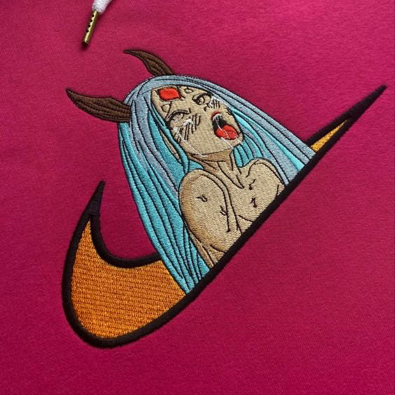 Naruto Kaguya Otsutsuki Demon Milk Ni-ke Embroidered Sweatsh | Inspire ...