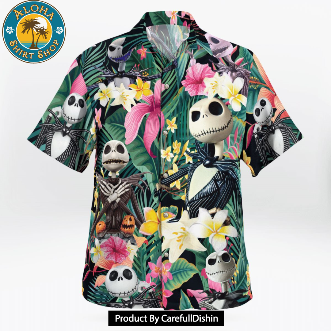 BEST Jack Skellington Tropical Hawaiian Shirt | Inspire Uplift