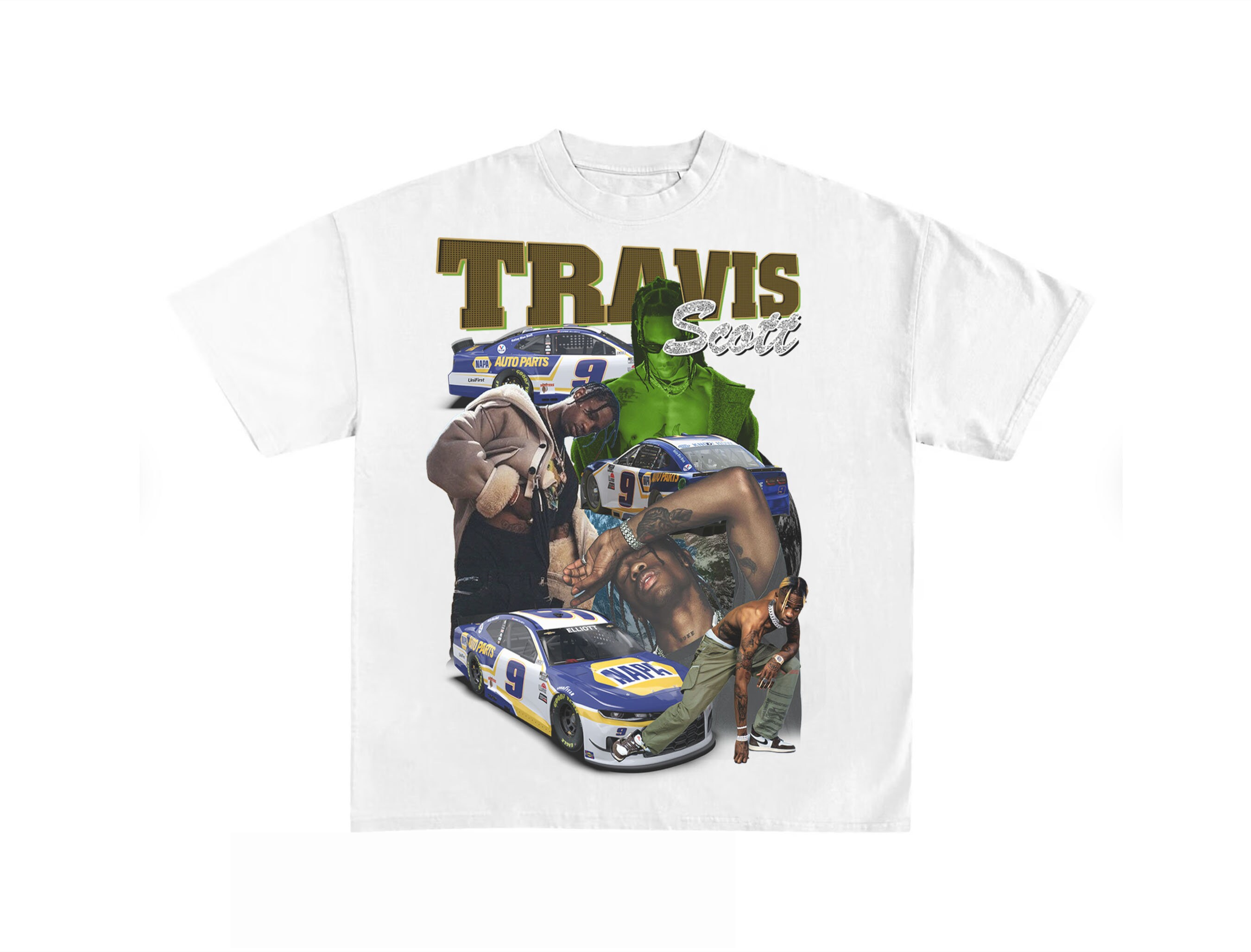 Travis Scott Bootleg Shirt White, Vintage Rap Hip Hop Tee Tr - Inspire ...