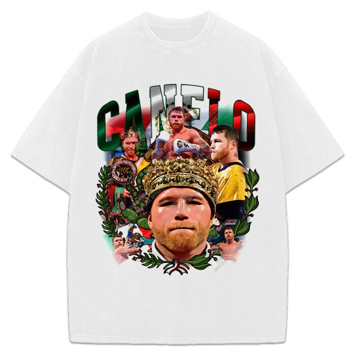 Canelo Alvarez Saul Mexico Goat Boxing Vintage Style Graphic | Inspire ...